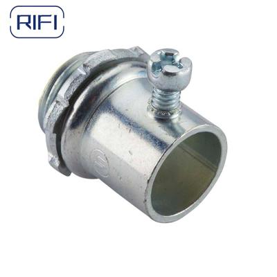 China Zinc Coated EMT Conduit Fitting with 90° Bend and 1/2"-4" Size Range for EMT to EMT Connection for sale