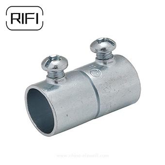 China 3/4" Zinc Die Cast EMT Set Screw Coupling for Secure EMT Conduit Connection for sale