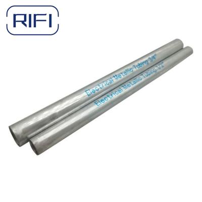 China UL Standard EMT Conduit Pipe with Customizable Length for Exposed and Concealed Work in Lighting Circuits for sale