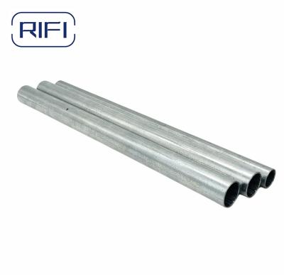 China ANSI C80.3 EMT Conduit Pipe 1/2"-4" Galvanized Carbon Steel for Exposed and Concealed Work with Customizable Length and Small Bundle Packing for sale