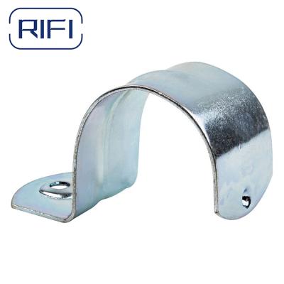 China Galvanized Steel EMT One Hole Strap for 3/4" and 1" EMT Conduit with 1/2"-4" Size Range for sale
