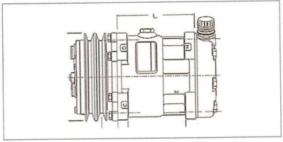 China ALA22368 SANDEN A/C COMPRESSOR SANDEN 4433/4484 A/C COMPRESSOR EAR A/C COMPRESSOR for sale