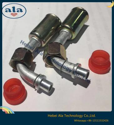 China #6 #8 #10 #12 Al joint with jacket Auto A/C Fittings Car A/C Beadlock fittings O-Ring Female Beadlock A/C connectors for sale