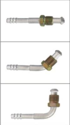 China #6 #8 #10 #12 Al joint ( Iron outer screw) (Male Flare)/Straight 45° 90°Shape / auto air conditioning hose fitting for sale
