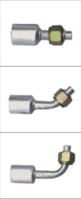 China #6 #8 #10 #12 Al joint with Al jacket (Female O-Ring)/Straight 45° 90°Shape / auto air conditioning hose fitting for sale