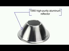 Industrial Aluminium High Bay LED Light 150W 200W for industrial reflector high bay led lighting