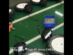 200W 160LM/W High Efficiency 100W 150W UFO Industrial Fixture Warehouse LED High Bay Light