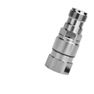 China JB Mini Din Male Plug RF Coaxial Connector Adapter 7/8 Feeder Cable with Durable Copper Contacts for sale