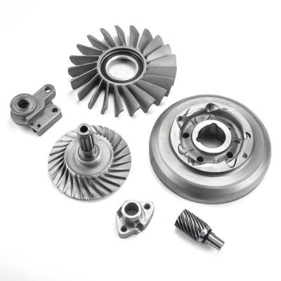 China CNC Machined Stainless Steel Transmission Gears Industrial Bevel Pinion Broaching Spiral Drilling Type for sale