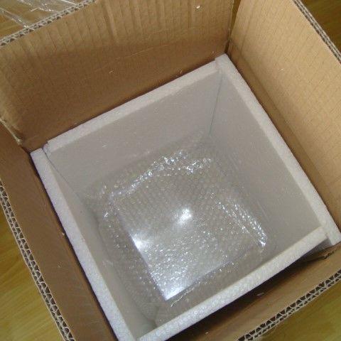 4 Layers Metal Table Top Display Stands With Back Open Door 6