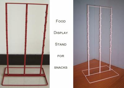 China 3 de Aardappel Chip Clip Rack van de strokensnack/Dubbel Kantenvoedsel die Chip Clip Display hangen Te koop