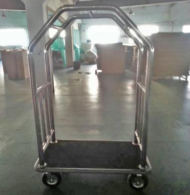 中国 ホック/荷物のカートのホテルの荷物のトロッコが付いている明るい荷物のカートのホテルの陳列台 販売のため