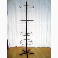 China 4 Layers Spinning POP Display Rack With 5 Legs Base for sale