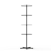 China 4 Layers Spinning POP Display Rack With 5 Legs Base for sale