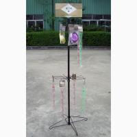 China X Shape 4 Pegs Spinning Display Rack With Wire Foldable Base for sale