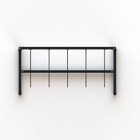 China Under Table Metal Vinyl Roll Storage Rack For Workshop for sale