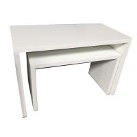 China 2 Layers MDF Wood Retail Display Nesting Tables for sale