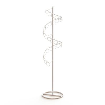 Cina Spirale indipendente 32 Ring Metal Scarf Hanger in vendita
