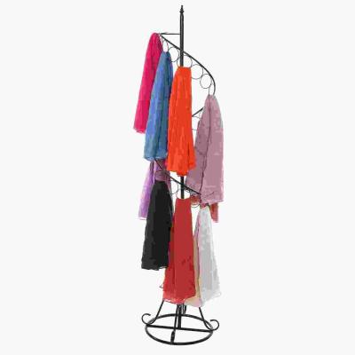 Cina Spirale indipendente 32 Ring Metal Scarf Hanger in vendita