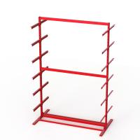 China Double Sides 12 Layers Car Bumper Rack With Adjustable Arms for sale