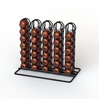China 60 Capsule 5 Columns Wire Countertop Display Rack With Two Sides for sale