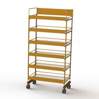 China Customized Layer KD Metal Wire Display Racks For Supermarket for sale
