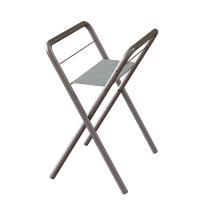 China Black Folded Metal Rack Shelves Knock Down Structure for sale