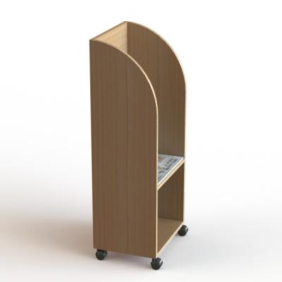 Cina Acero di legno del banco di mostra della letteratura del MDF della costruzione di KD in vendita