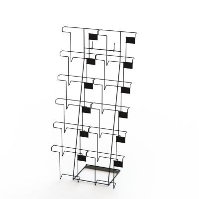 China Zusammenklappbares 12Wire steckt Boden-Ausstellungsstand für Kalender ein zu verkaufen