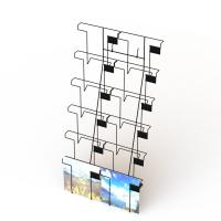 China Collapsible 12Wire Pockets Floor Display Stand For Calendar for sale
