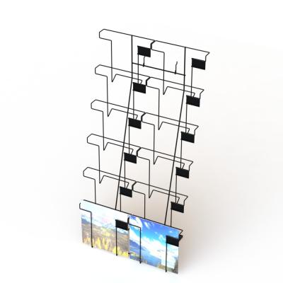 China Zusammenklappbares 12Wire steckt Boden-Ausstellungsstand für Kalender ein zu verkaufen