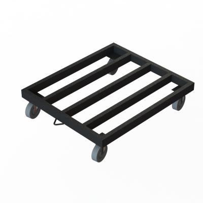China Tubo pesado para baixo batido Dolly Cart For Transporting industrial do ferro à venda