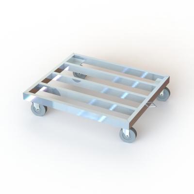China Tubo pesado para baixo batido Dolly Cart For Transporting industrial do ferro à venda