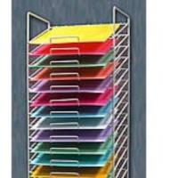 China 30 Wire Layers Book Display Rack For A3 Paper KD Construction for sale