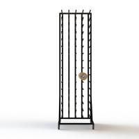 China 75 Roller Floor Standing Rack With 5 Columns Upright Pole for sale