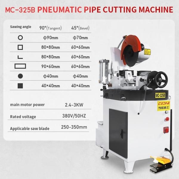 Quality Cedar 325B New Type Cold Saw Automatic Pipe Cutting Machine for sale