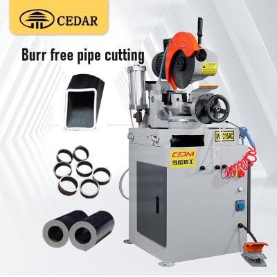 China Cedar MC-315AC Hot Sale Semi Automatic Saw Cutter Machine Cold Saw with Pneumatic Control Pipe Cutting Machine for sale