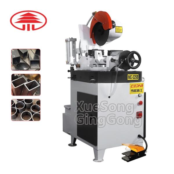 Quality 325B Semi Automatic Pipe Cutting Machine Pneumatic Circular Saw Cutter Metal Pipe Cutter for sale