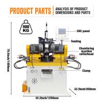 China XS-60-ll Precision Double-head Chamfering Machine for sale
