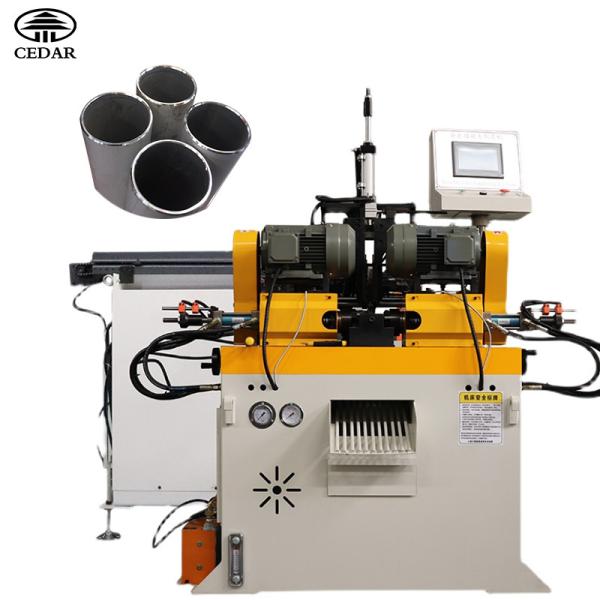 Quality Aluminum Profile Chamfering Machine Steel Bar End Chamfering Machine Double Head for sale