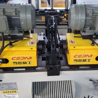 China Aluminum Profile Chamfering Machine Steel Bar End Chamfering Machine Double Head for sale
