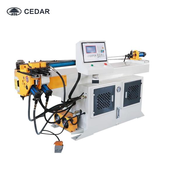 Quality 38 CNC Stainless Steel Pipe Oval Aluminum Round Pipe Double Head Bending Machine to Make Metal Furniture and Auto Parts for sale