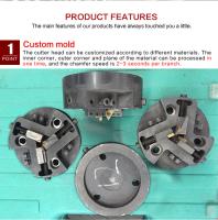 China Double Head Steel Radius Countersink External Deburring Drill Shell Casing Bolt Pipe End Tube for sale