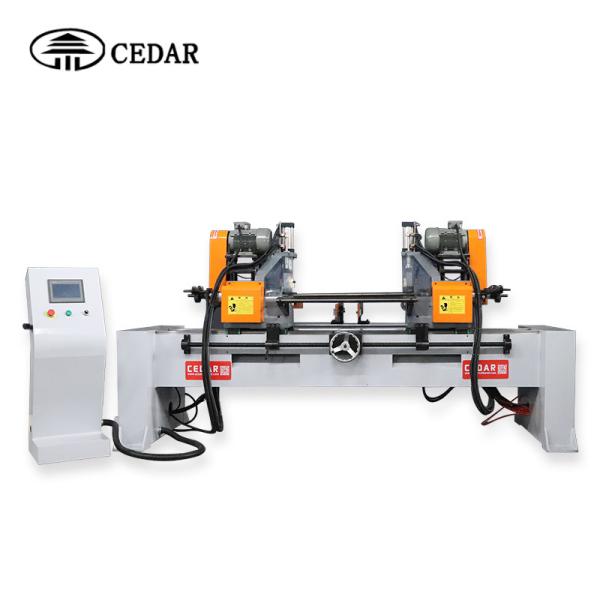 Quality Pneumatic Double Head Chamfering Machine Automatic Feeding Tube And Rod for sale