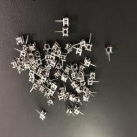 China Anodized MIM Silver Jewelry Accessories , RoHs Sterling Silver Component Elements for sale