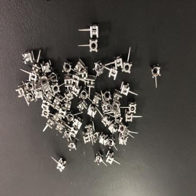 Cina MIM Silver Jewelry Accessories anodizzato, RoHs Sterling Silver Component Elements in vendita