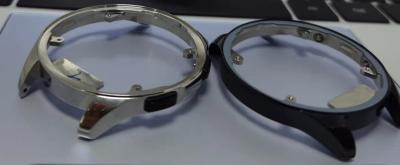 中国 腕時計フレームの銀のための黒いチタニウムのMIM金属の射出成形ハウジング 販売のため