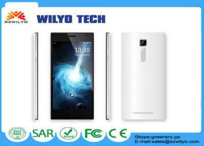 Cina Il telefono a 5.5 pollici di androide di WL1 MT6582, 5,5 pollici di androide telefona il bianco doppio di Wifi 3g di Sim 13Mp in vendita