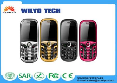 China WH99 a cor G/M do ouro de 1,8 polegadas caracteriza o rádio duplo ativo de Sim 1.3Mp do telefone móvel à venda