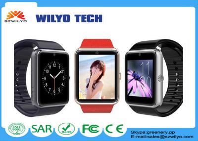 Cina Metallo mobile Bluetooth del touch screen di FM degli orologi del telefono di NFC di WGT08 GSM in vendita